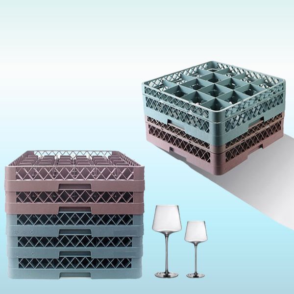 Rack đựng ly cốc bằng nhựa - Giá, két đựng cốc nhà hàng rẻ nhất